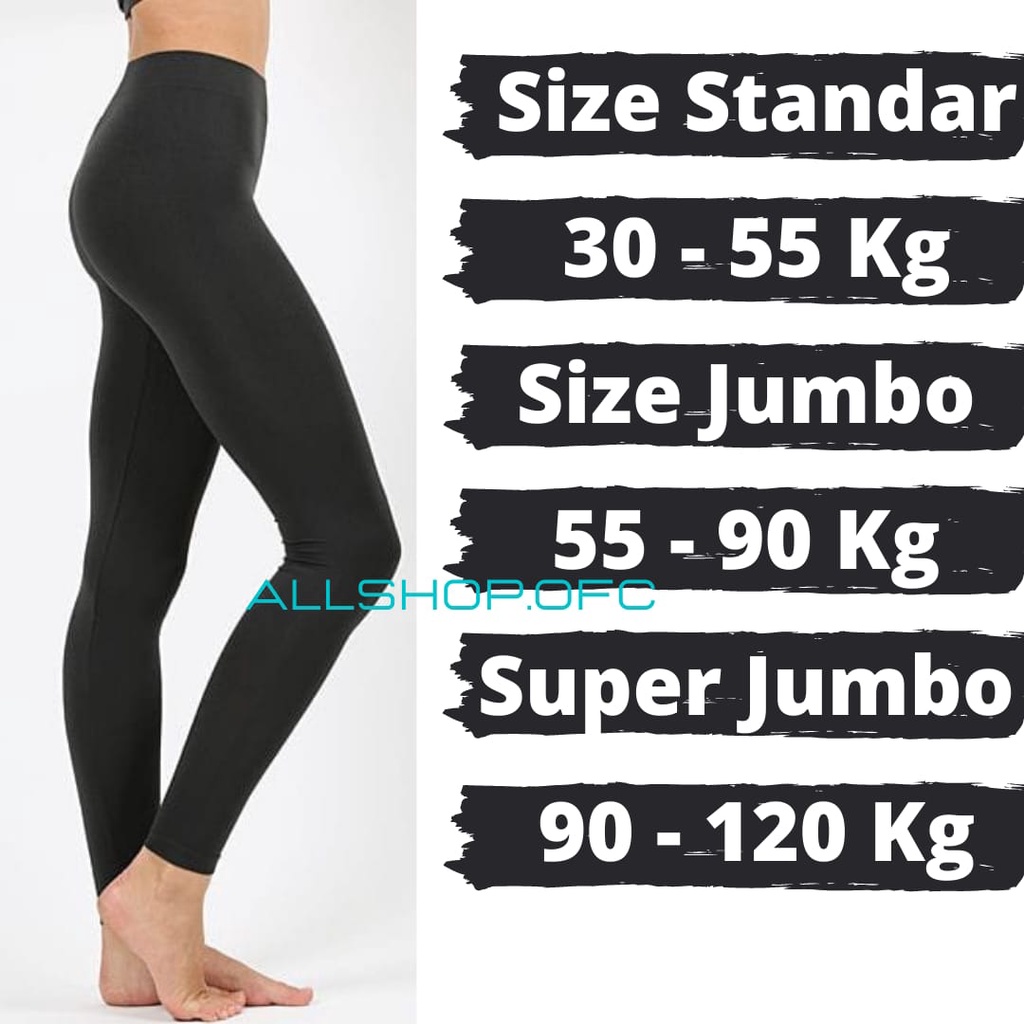 Jumbo Super Jumbo Standard Length Leggings Leggings | Shopee Malaysia
