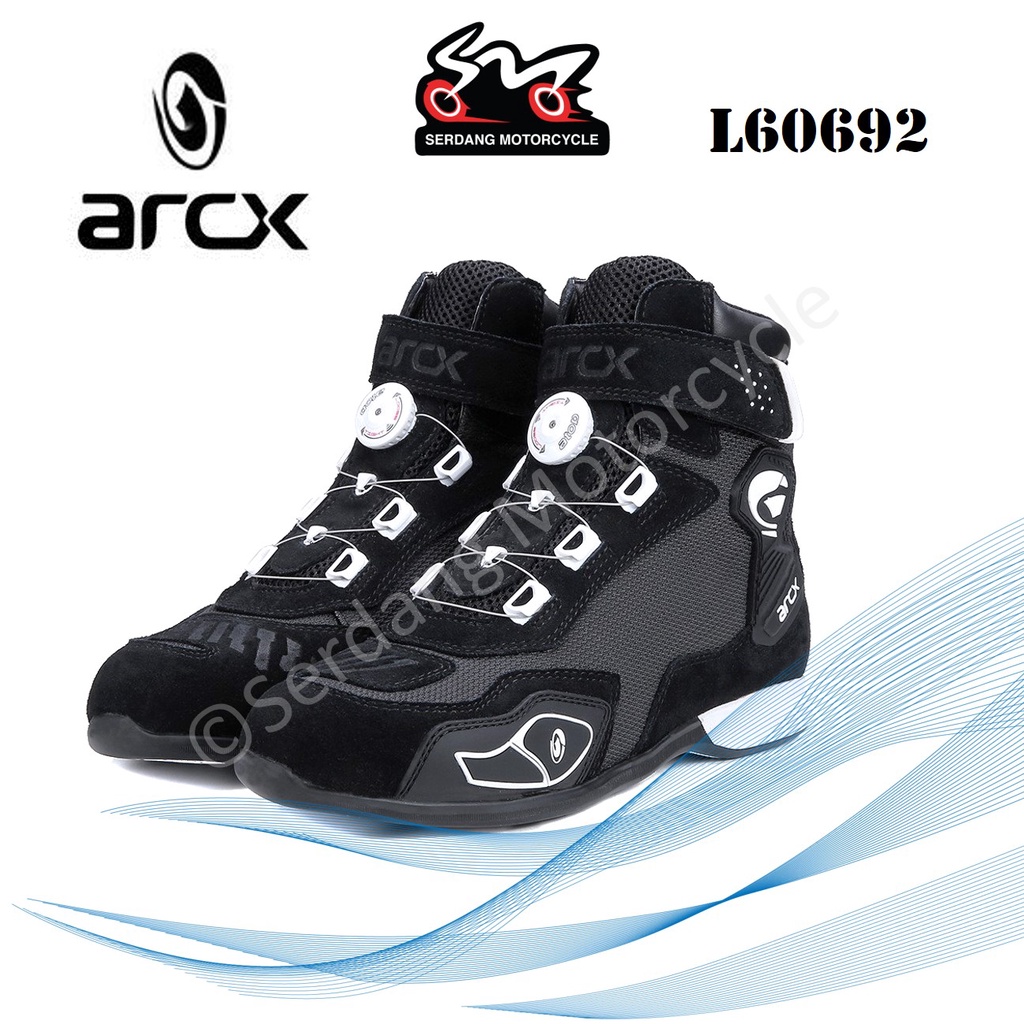 ARCX Riding Shoes Breathable L60692 Boot Boots Kasut Motor | Shopee ...