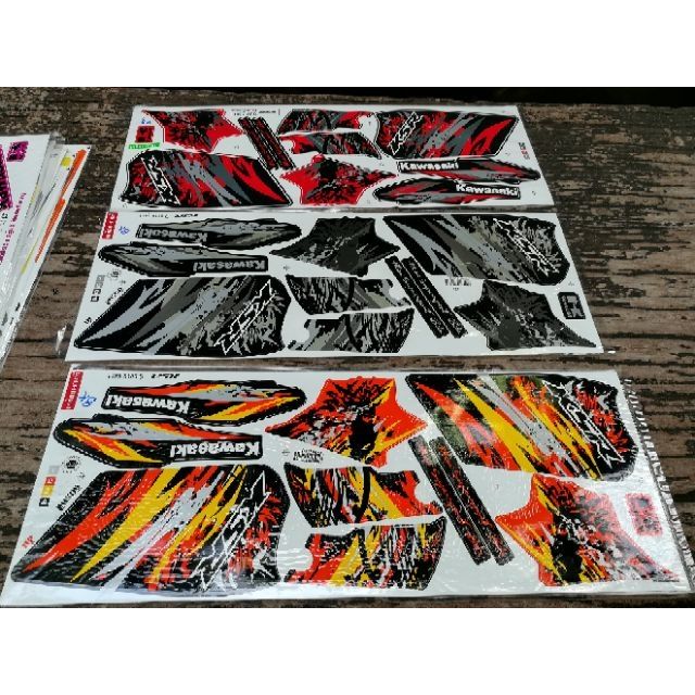 kawasaki ksr decal / sticker complete | Shopee Malaysia
