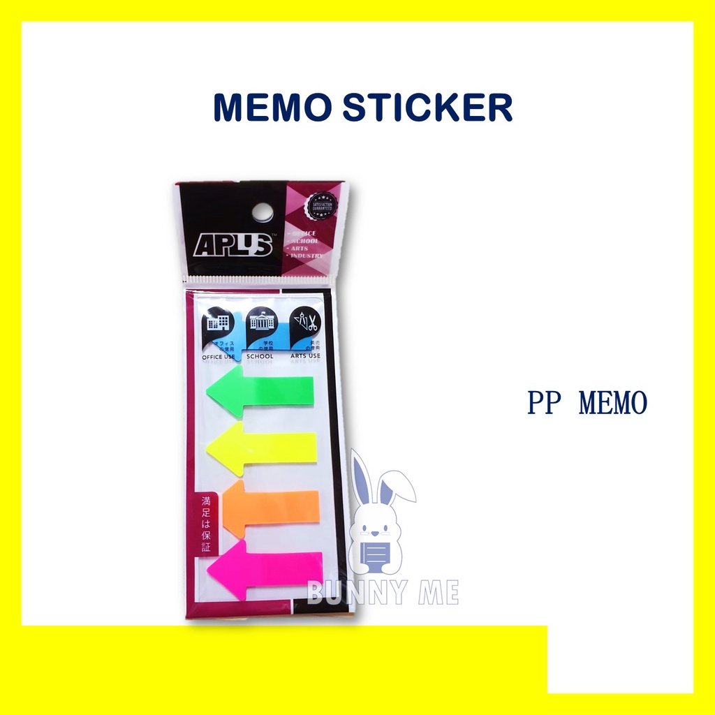APLUS FLIM INDEX MEMO STICKER / PP STICKER / STICKY NOTES /JT4425-5 / 1 ...