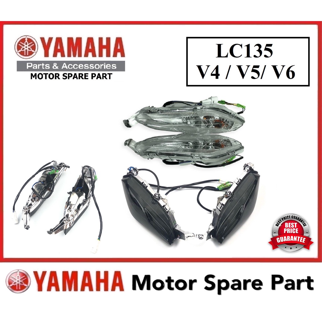 YAMAHA LC135 V4 V5 V6 NEW FRONT SIGNAL LAMP SET 0 LED ASSY FRONT SIGNAL DEPAN LAMPU DEPAN LAMPU ...