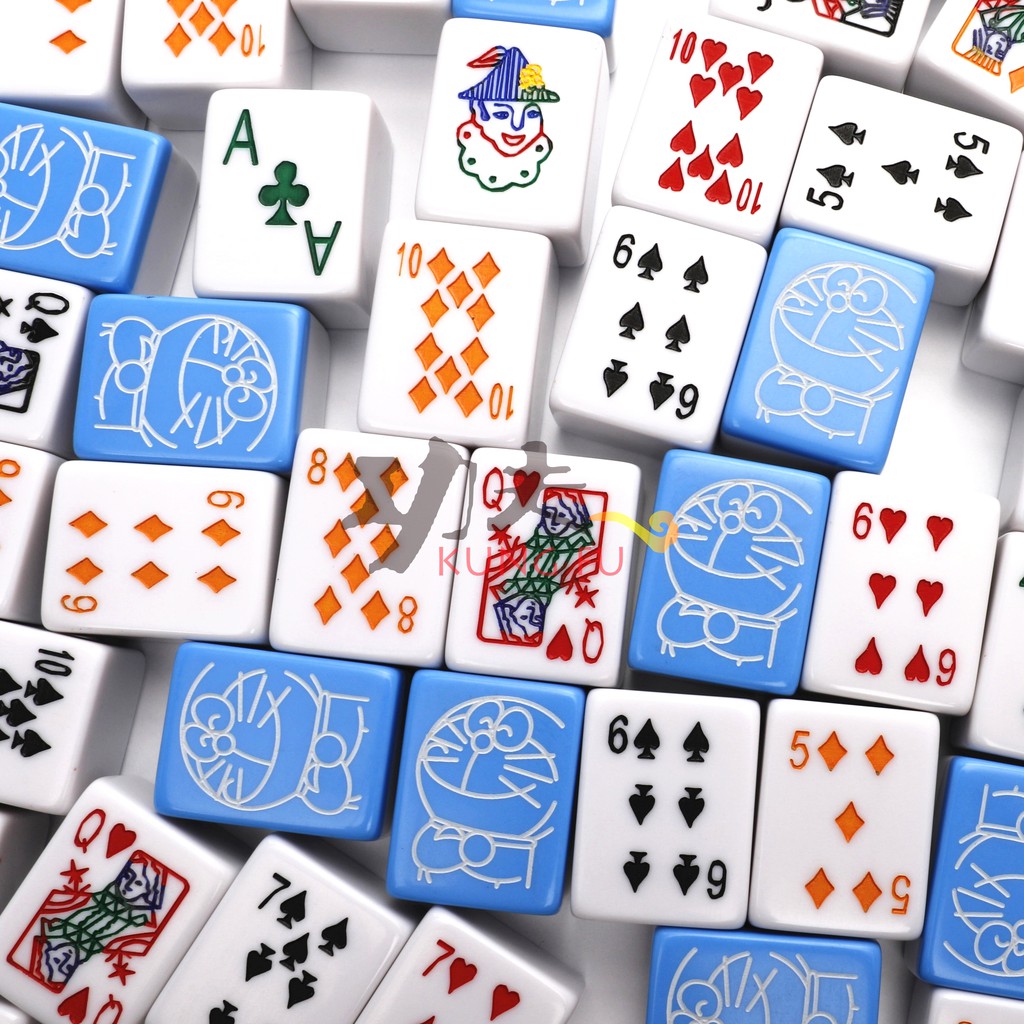 Doraemon Mahjong 4Player Mahjong 3Player Rummy Lami Cinami Mahjong Set ...