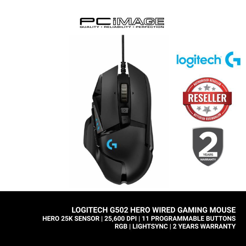 LOGITECH G502 HERO High Performance Gaming Mouse - 910-005472 | Shopee ...
