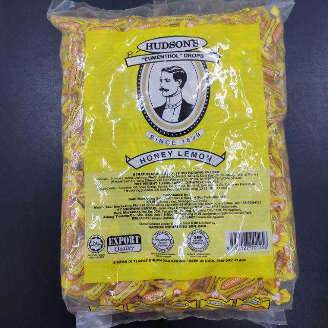 [BORONG] HUDSON'S CANDY 400PCS+- (1.2KG) HUDSON JUJUBES EUMENTHOL DROPS ...