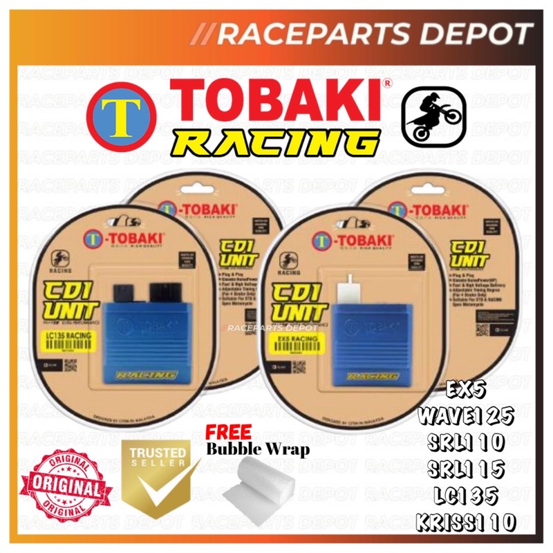 TOBAKI Adjustable Cdi Unit ( Ex5 / Wave125 / Srl110 / Lc135 / Kriss110 ...
