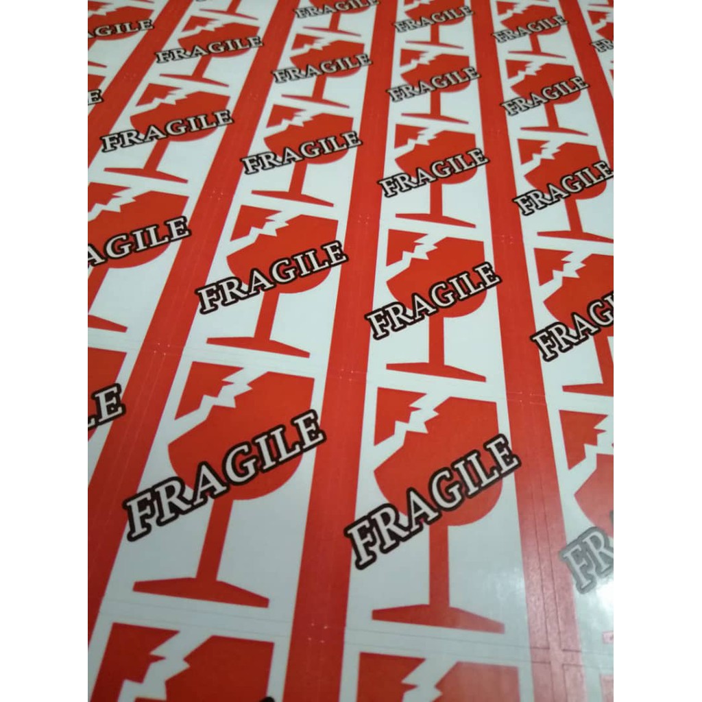 STIKER / Fragile Sticker / Fragile Label / Warning Label / Ready Stock ...