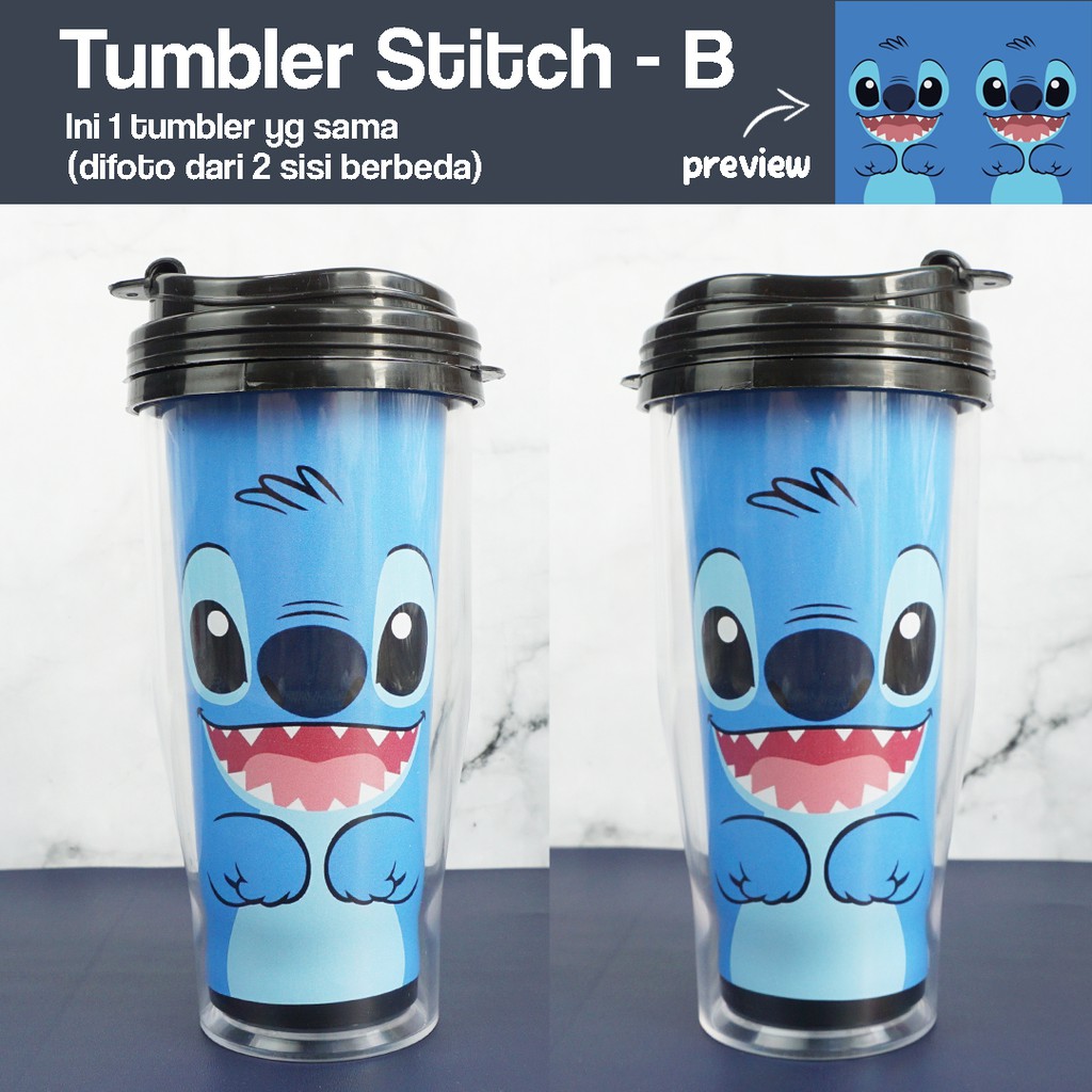 Stitch Tumbler - Cartoon Drinking Bottle For Friends Lilo Unique Tumblr ...