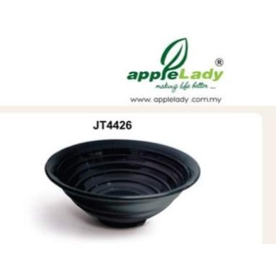 MANGKUK SUP HITAM / Black 7" Ramen Bowl JT4426 / Japanese Wide Round ...