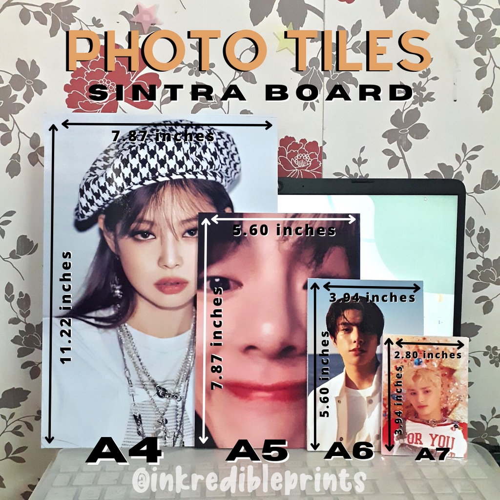 PERSONALIZED PHOTO TILES SINTRA BOARD (3MM) (A4, A5, A6, A7) | Inkredible Prints | Shopee Malaysia