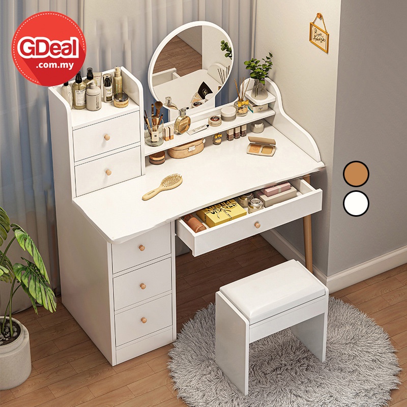 GDeal Dressing Table Modern Minimalist Small Apartment Bedroom Dressing ...