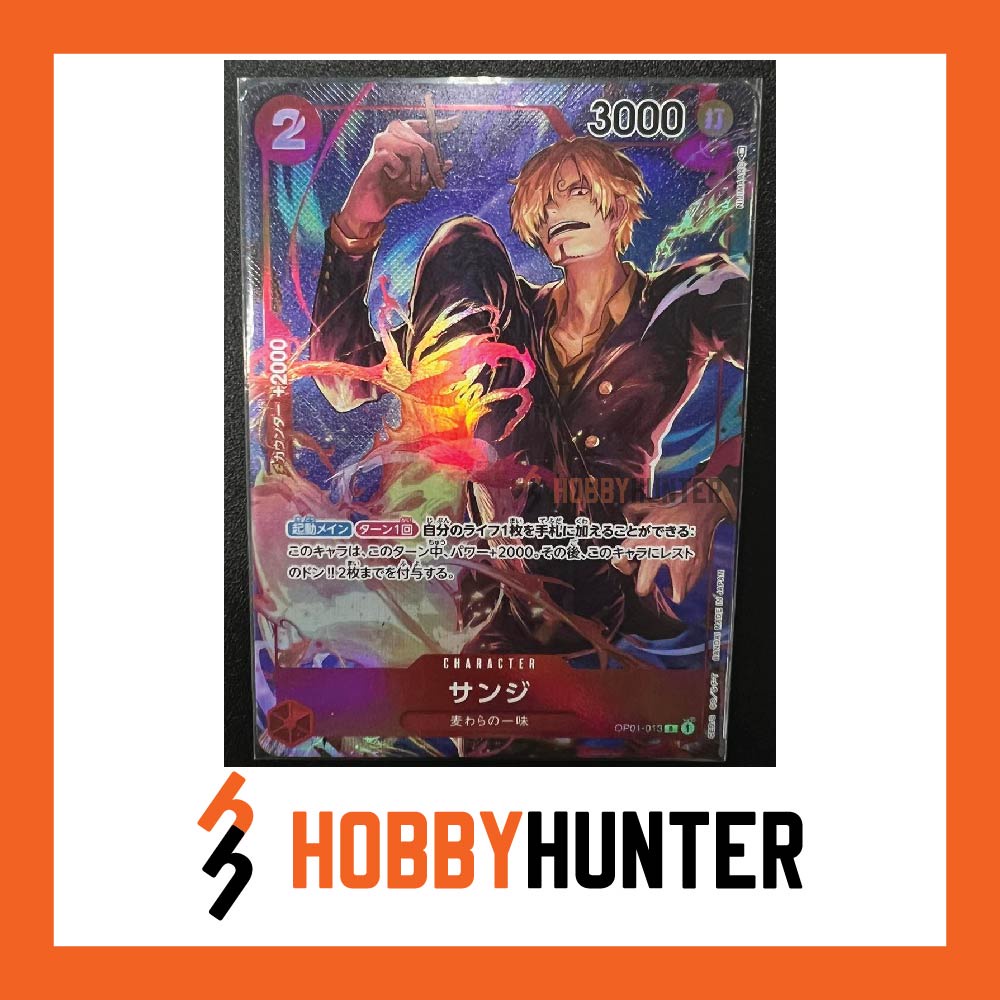 ONE PIECE CARD GAME OP01-013 Sanji ( R ) Parallel Art AA | Shopee Malaysia