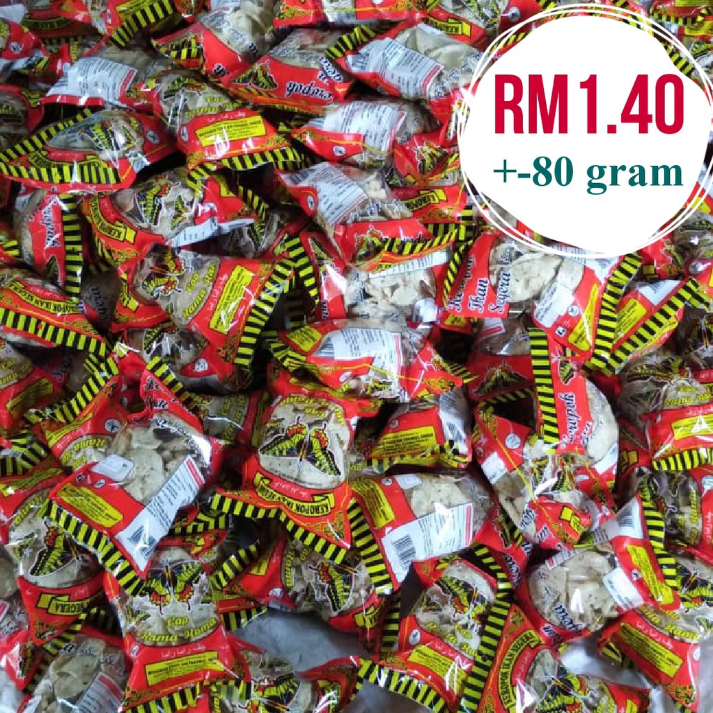 KEROPOK SEGERA NIPIS, RANGUP & SEDAP 🦋KEROPOK CAP RAMA-RAMA🦋 - 1 pek ...