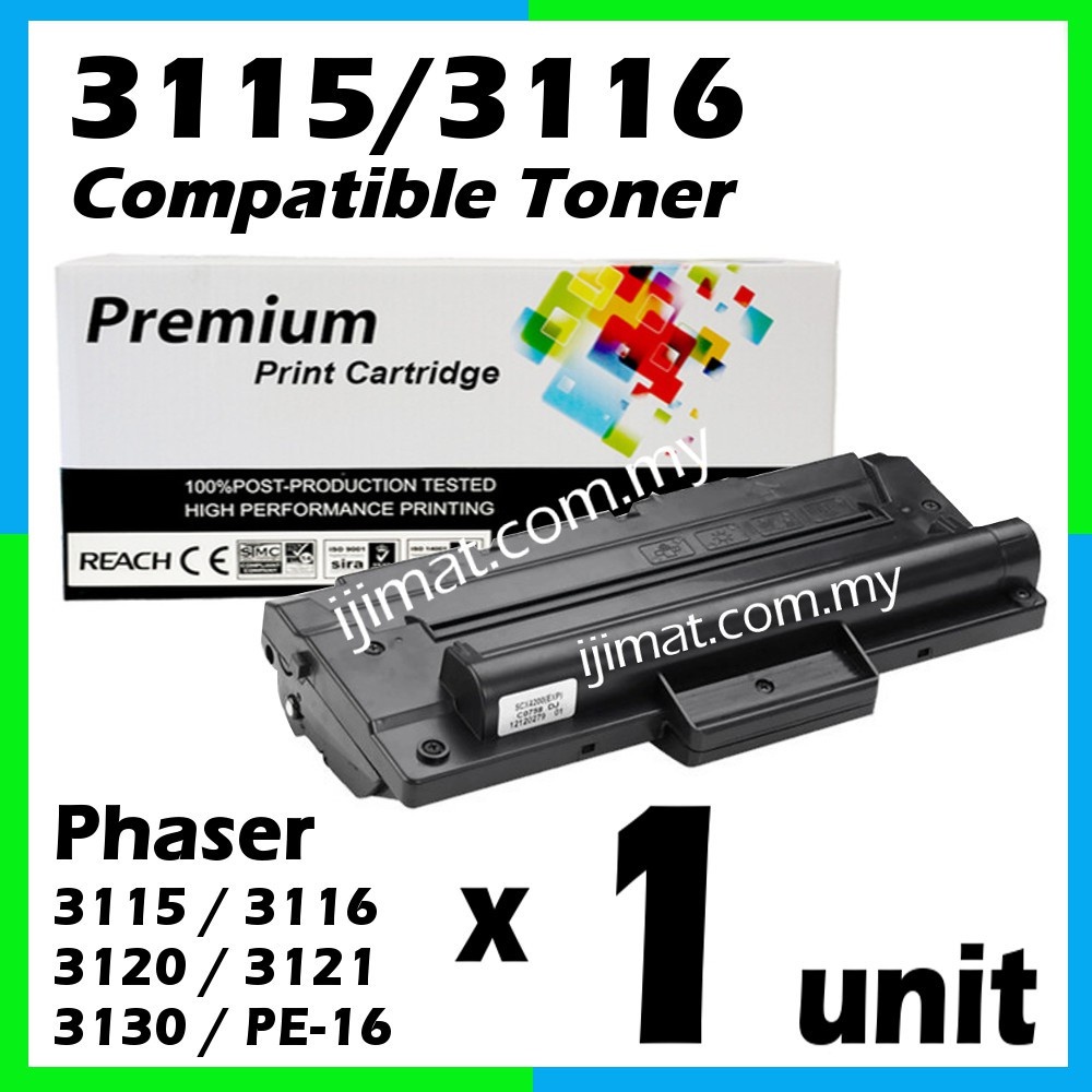 Compatible Fuji Xerox Phaser 3115 3116 3120 3121 3130 Black Laser Toner P3115 P3116 P3120 P3121 ...