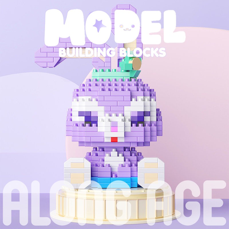 Mini Block Cartoon Character Series Blocks Cute Demi Bunny Rabbit ...