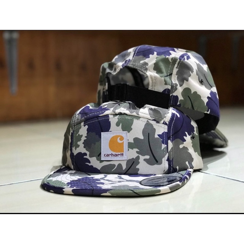 TOPI CARHARTT 5 PANEL CORAK CHAMO | Shopee Malaysia