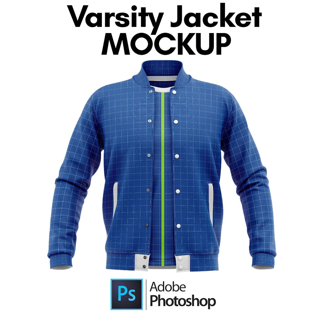 Varsity Jacket Mockup I PSD I Photoshop I Template Photoshop | Shopee ...