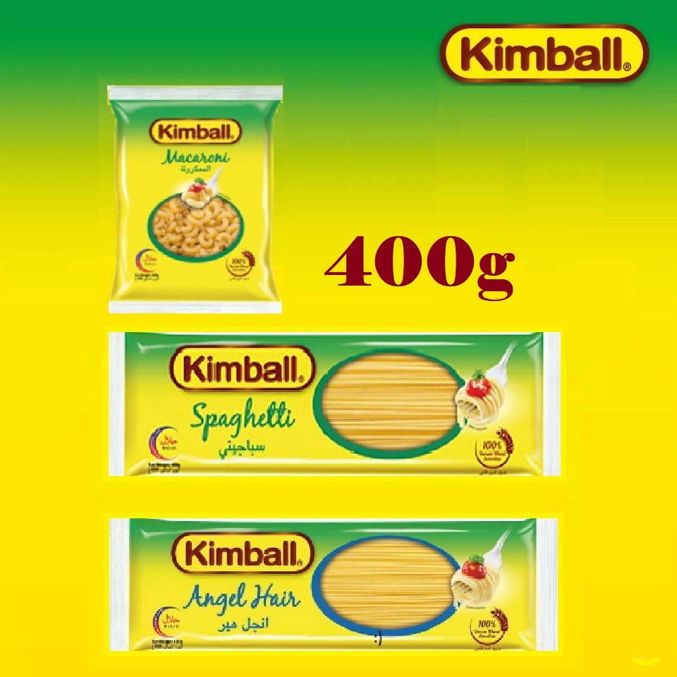 Kimball Pasta Spaghetti, Angle Hair, Macaroni 400g | Shopee Malaysia