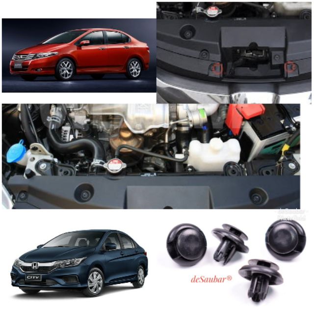 BUMPER TRIM & INNER FENDER Clips For Honda City Stream Civic Odissey ...