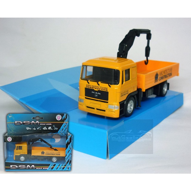 Architecture Construction - MAN Front Loader Cranes Truck Metal Toy ...