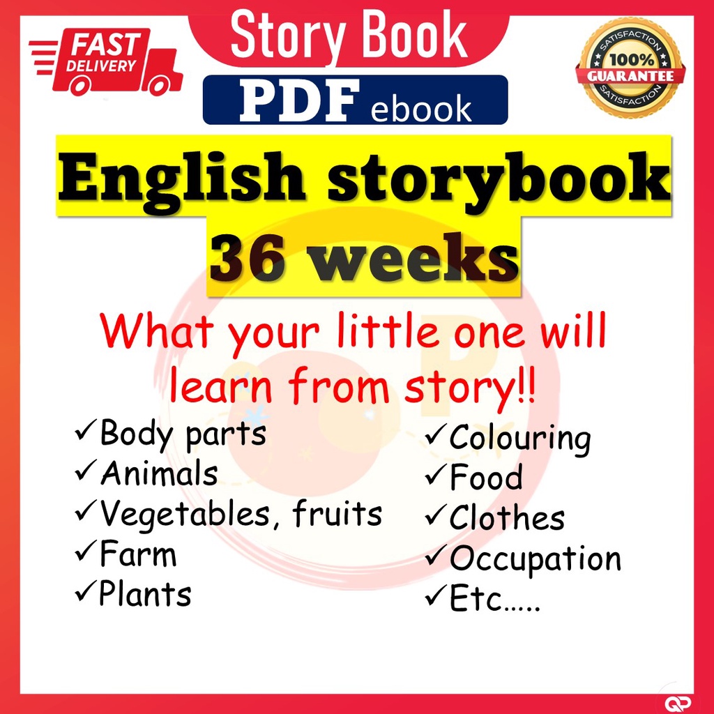 [Story Book PDF] H2300 English Story Book 36 Stories! Bahasa inglish ...