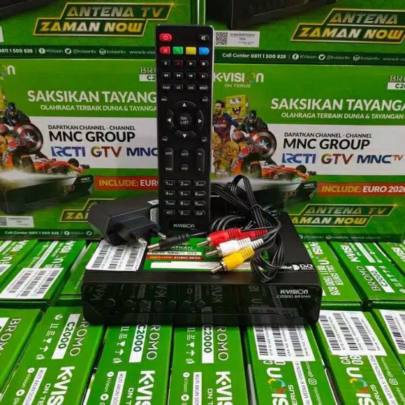 KVISION BROMO C2000 K Vision HYBRID C BAND Parabolic Receiver | Shopee ...