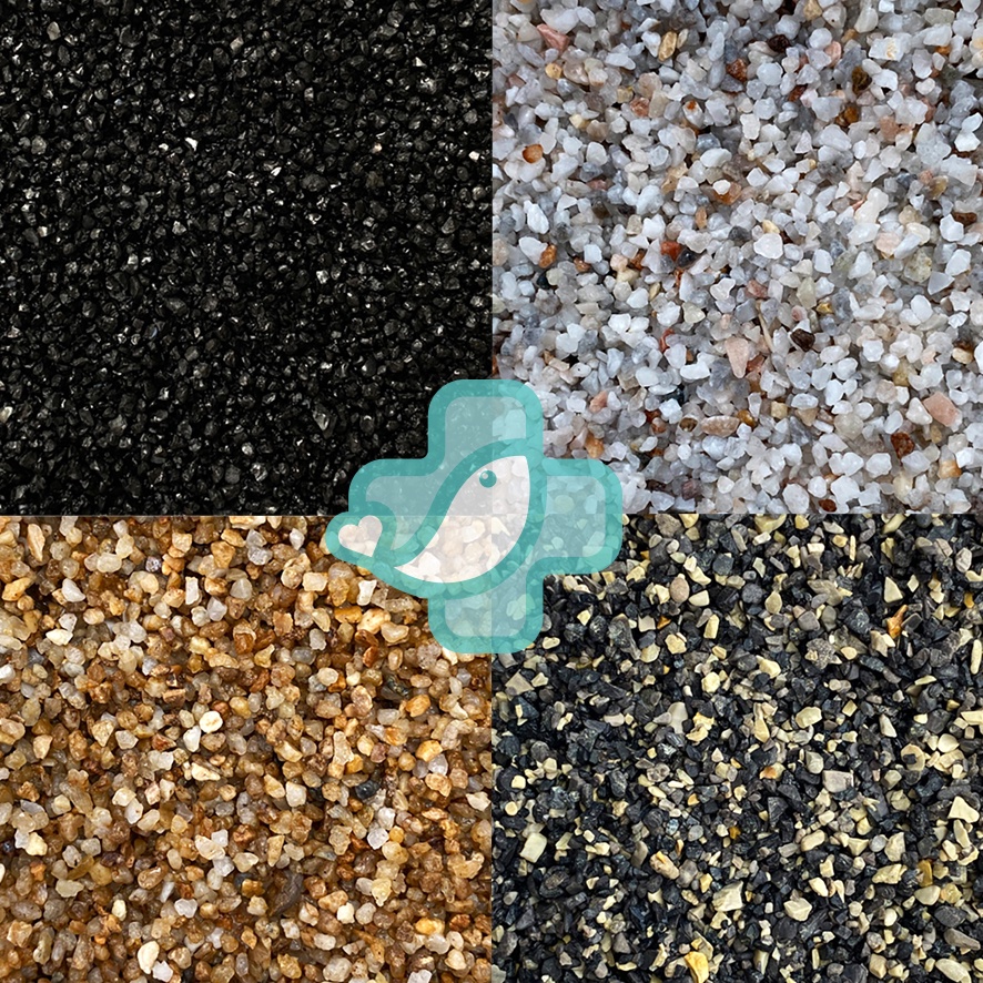 Aquarium Sand 1kg (2mm-4mm±) Decoration Cosmetic Gravel Stone Art Craft ...