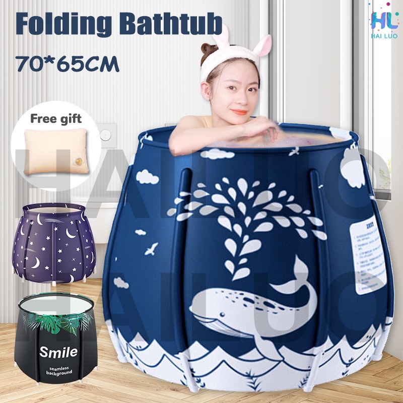 Tab mandi lipat tab mandi mudah alih PVC air bilik dalaman dalaman ...