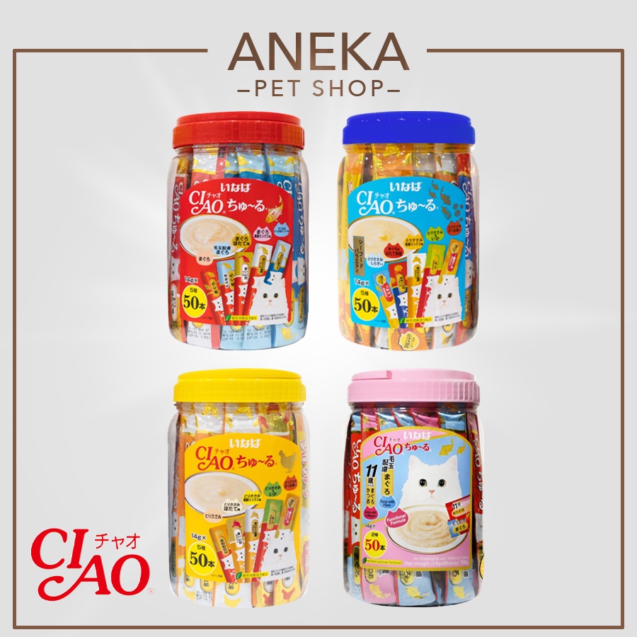 Ciao Chu Ru 50pcs (Bottle) 14g x 50 pcs - 100% Original Pack Ciao Stick ...