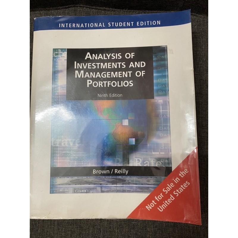 Analysis of Investments and Management of Portfolios | Shopee Malaysia