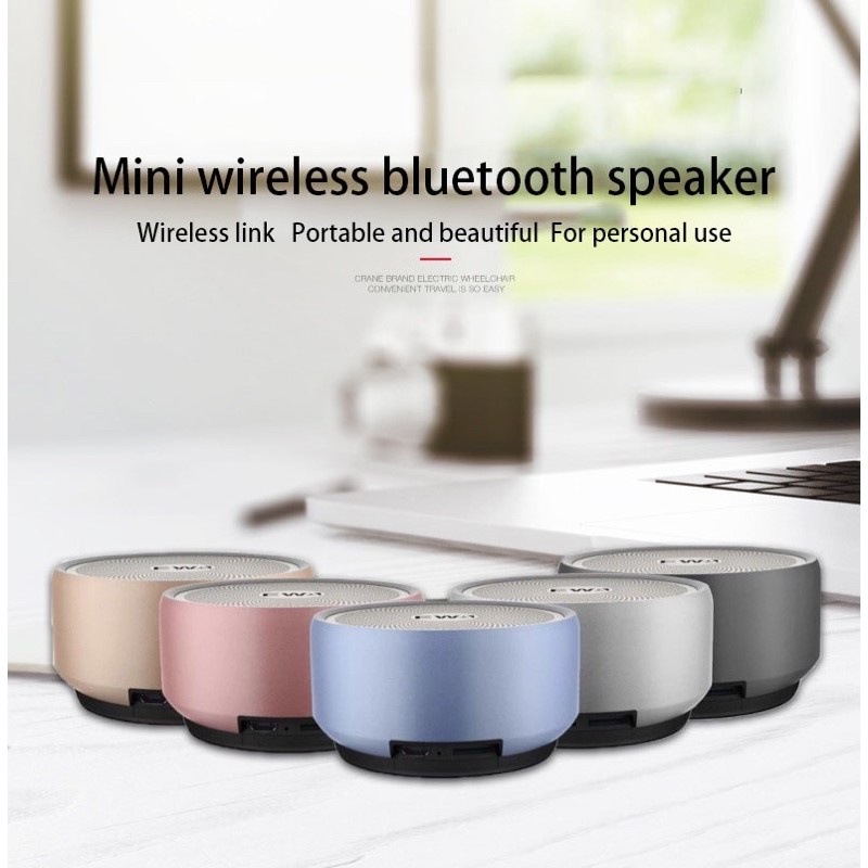 Original EWA-A6 Metal Super Bass Bluetooth Speaker Mini Wireless Stereo ...