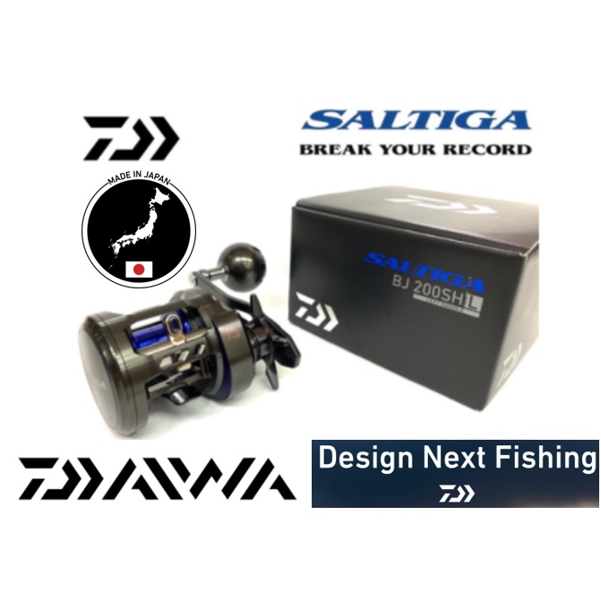🇯🇵Daiwa Reel Daiwa Saltiga BJ 100 200 Jigging Reel Made in Japan NEW 2017 | Shopee Malaysia