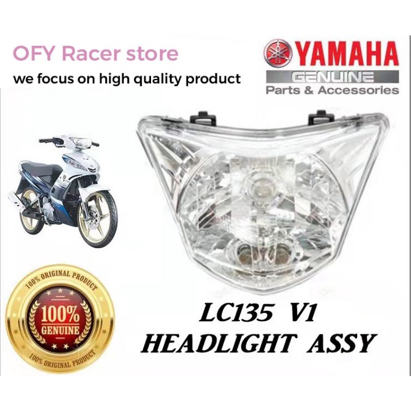 YAMAHA LC135 Head lamp original / LC135 V1 Lampu depan original / 100% original yamaha Lc135 ...