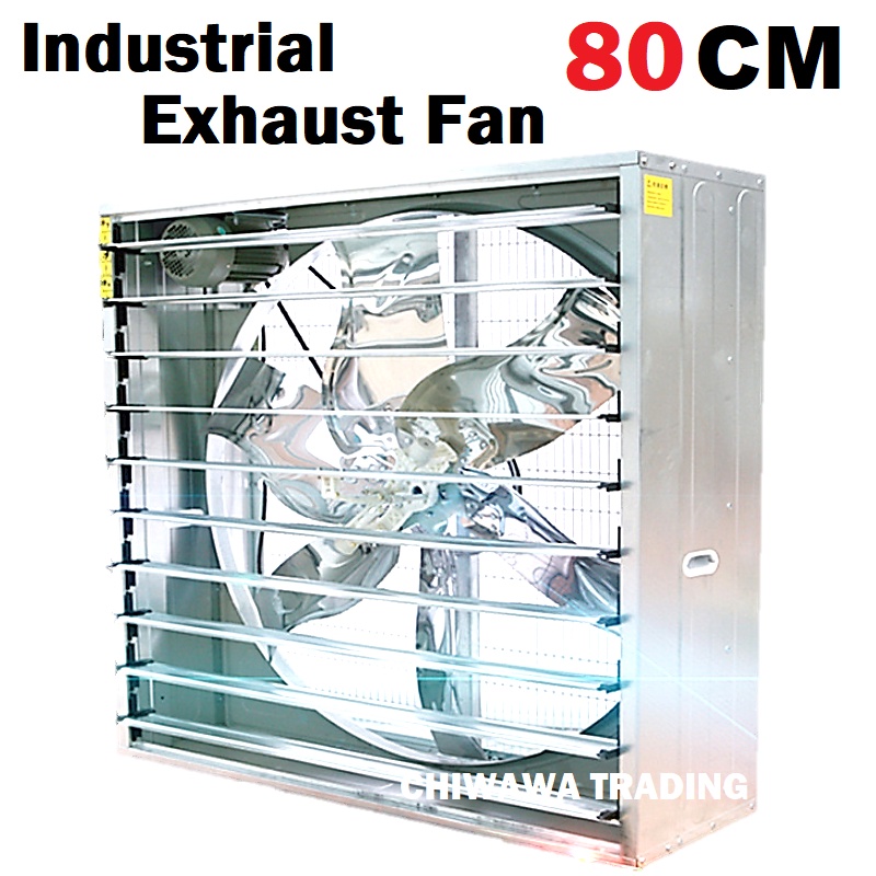 SINGLE or THREE Phase 80CM Exhaust Fan 32 Inch Wall Mount Industrial ...