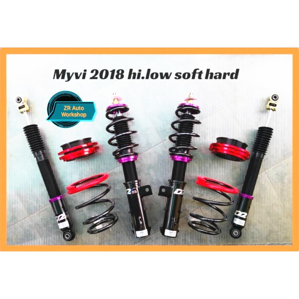 New D2 high low Soft Hard Hilow Bodyshift Perodua MYVI new Gen3 year ...