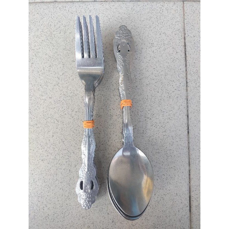 24pc Set Sudu & Garfu Makan Steel | Shopee Malaysia
