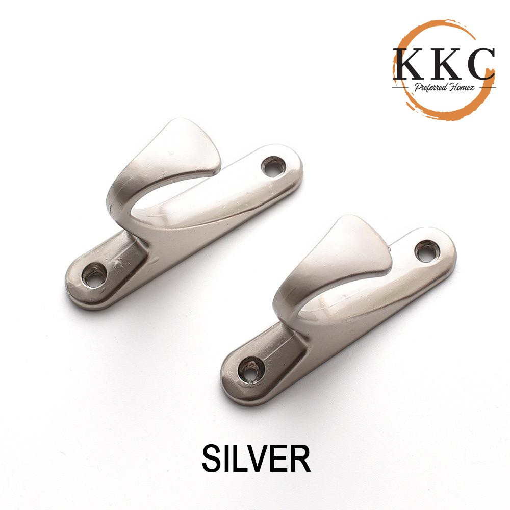 KKC 1 pair Minimalist Premium Curtain Side Hooks TieBack Hook Holdbacks ...