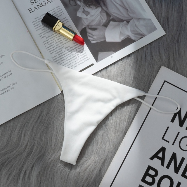 Women's Thong Seamless G-string Underwear for Women Panties Low-Rise ...