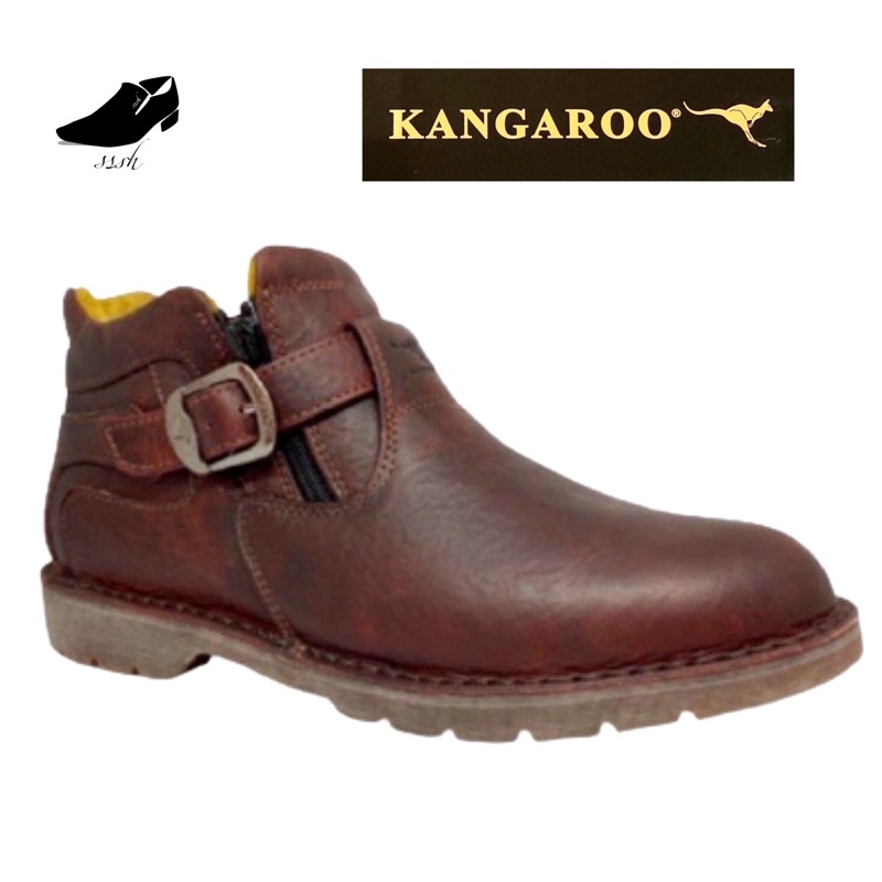 ORIGINAL KANGAROO leather shoe(lifestyle )double zipper/kasut Jalan ...