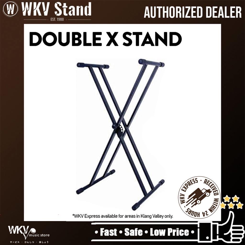 Foldable Standard Keyboard Double X Stand Height Adjustable (Keyboard ...