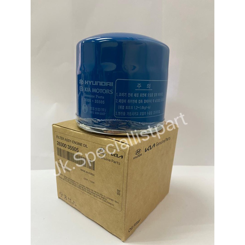ENGINE OIL FILTER (ORIGINAL) [26300-35505] KIA FORTE, RIO, K3 ,K2 ...