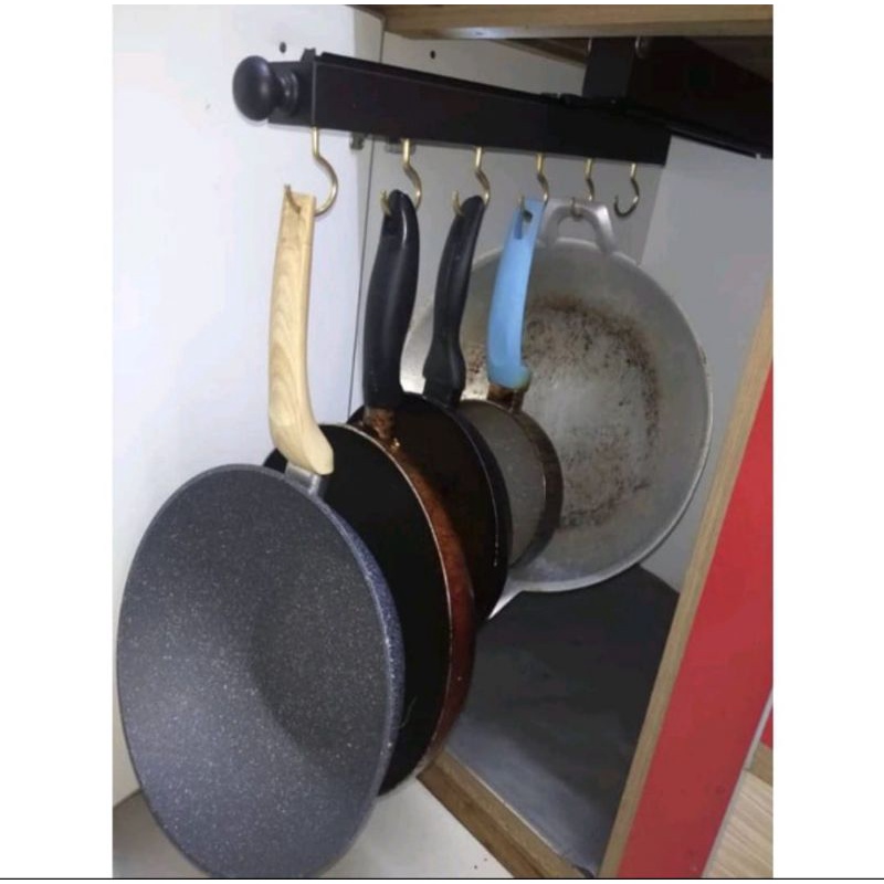 rail penyangkut kuali sliding cabinet | Shopee Malaysia
