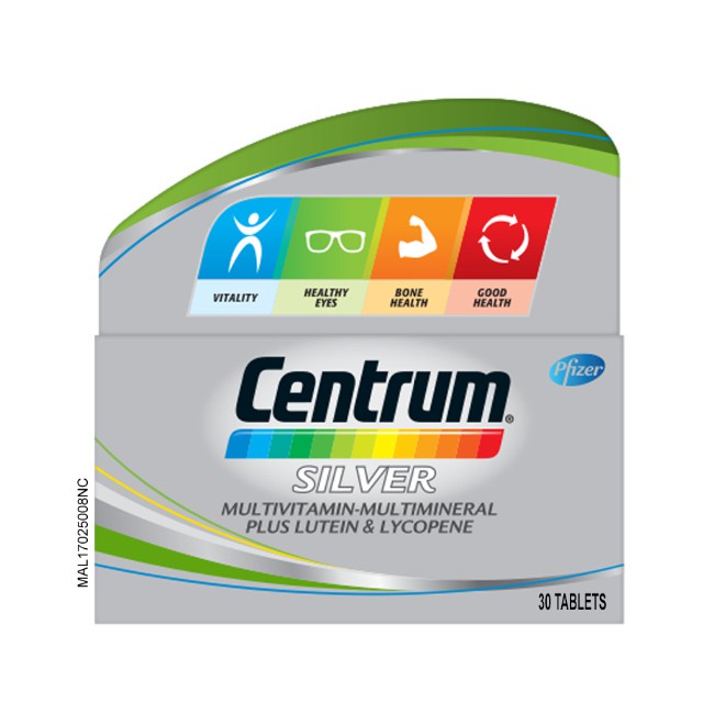 Centrum Silver Multivitamin 30Tablets | Shopee Malaysia