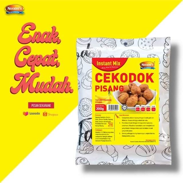 TEPUNG CEKODOK PISANG | CEKODOK MANIS NORAINI | Shopee Malaysia