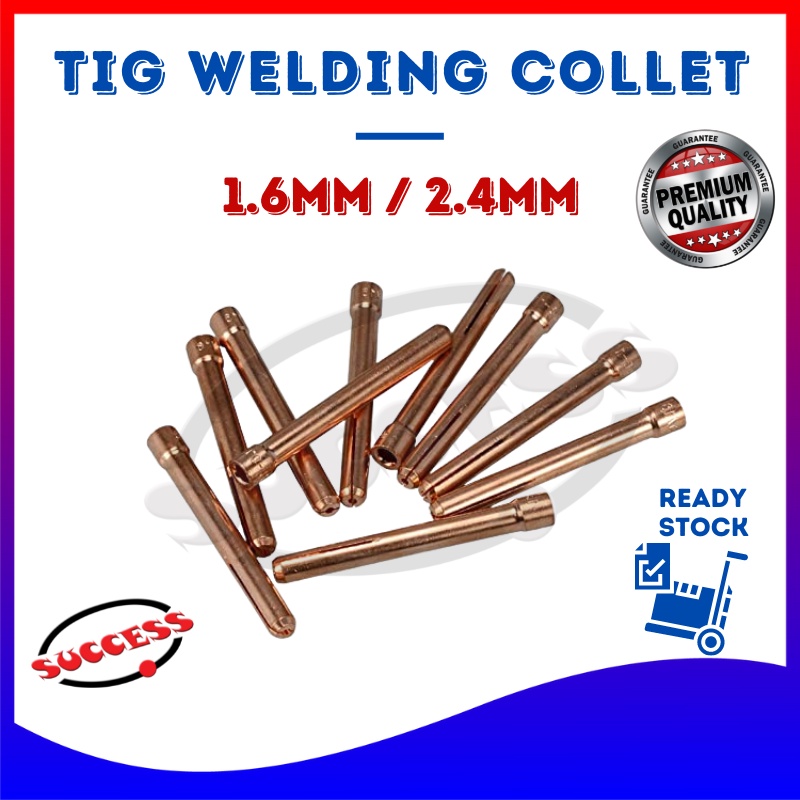 SUCCESS TIG Welding Collet #1.6mm #2.4mm Welding Torch Accessories ...