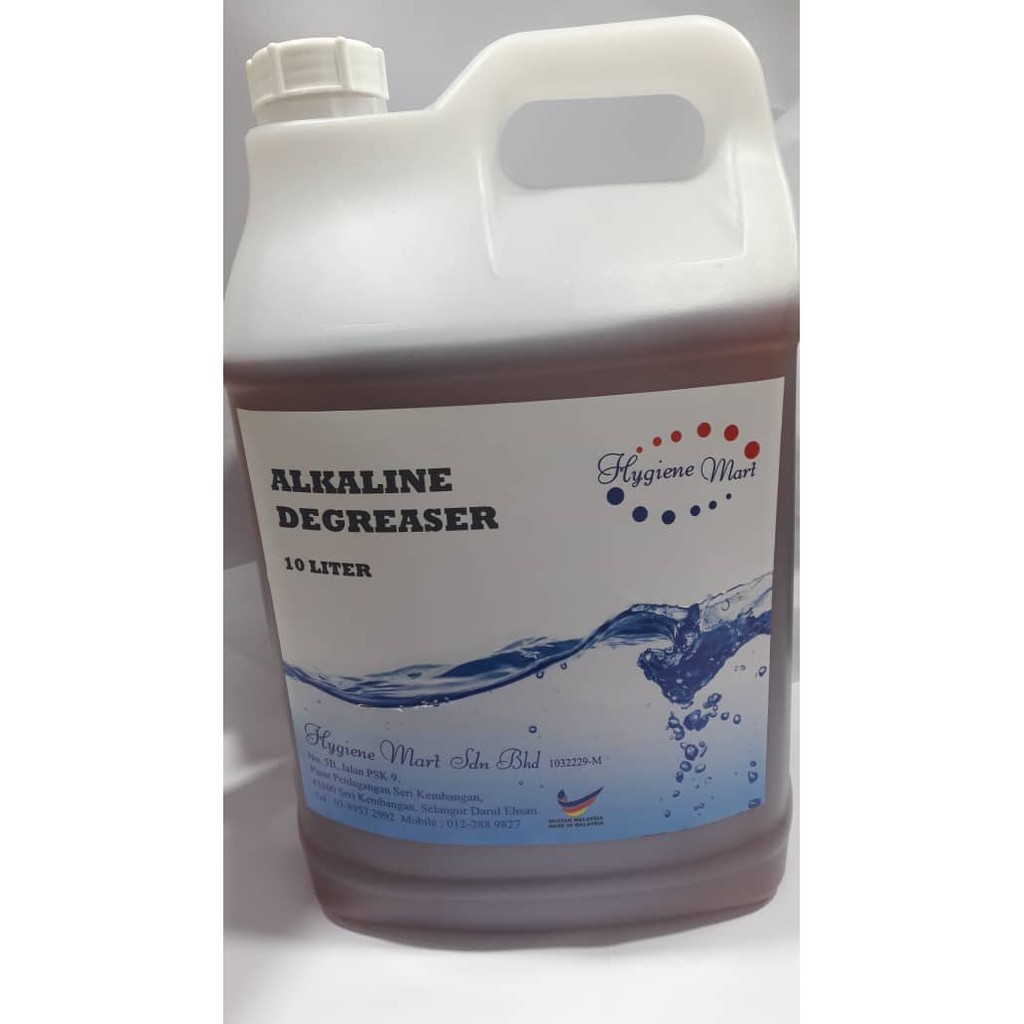 HYGIENE MART - Alkaline Degreaser / Degreaser beralkali / 碱性脱脂剂 - 10 ...