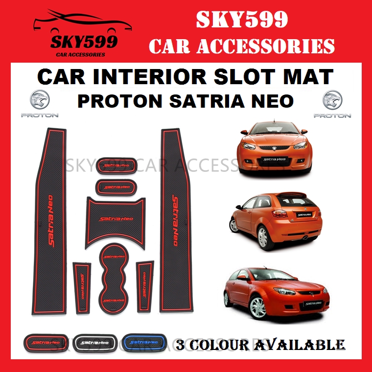 PROTON Satria NEO Interior Slot Mat Storage Tank Mat | Shopee Malaysia