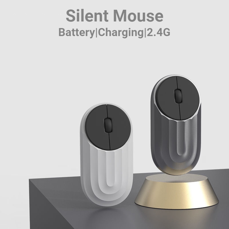 Bluetooth Mouse for Laptop Wireless Mouse USB Charging Battery Silent ...