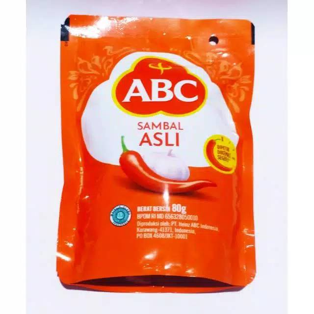 Abc Original sambal and extra spicy chili sauce 65gr | Shopee Malaysia