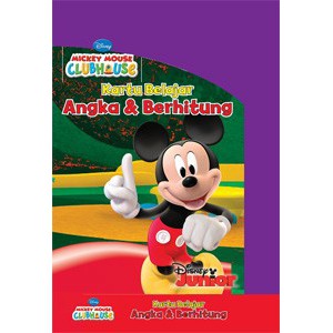 Mickey Mouse Flash Card Disney Number & Counting Learning Card ...