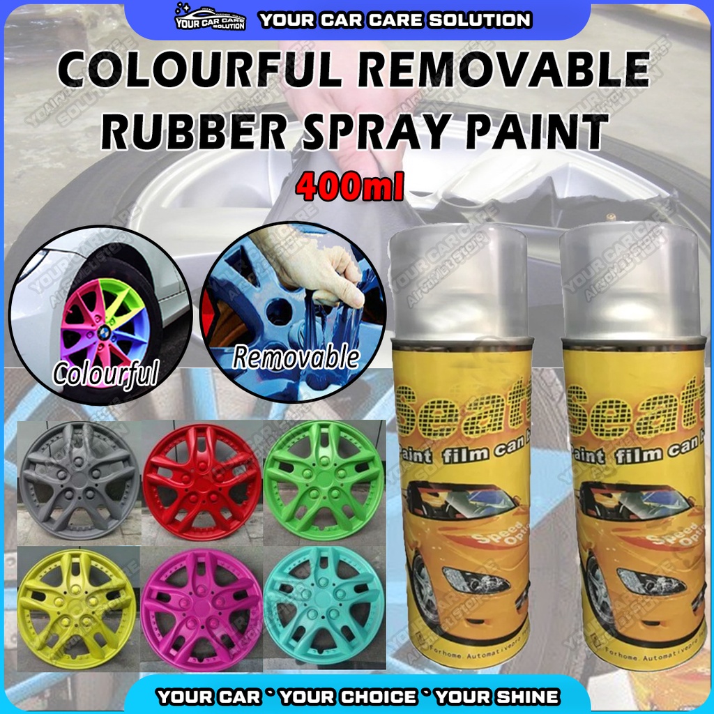 Removable Rubberised Car Wheel / Body Household Furnt Rubber Spray ...